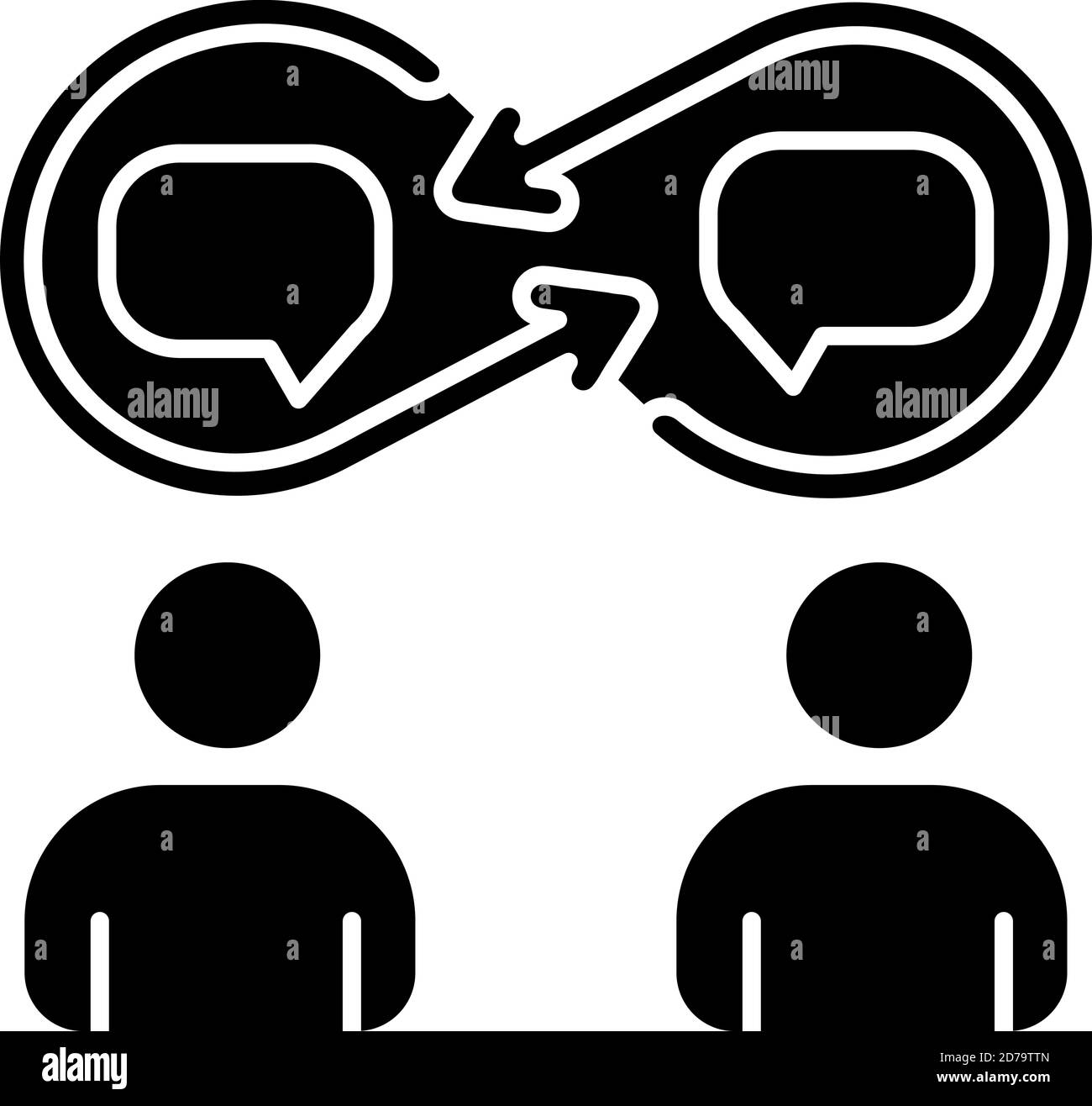 Interpersonal icon Black and White Stock Photos & Images - Alamy