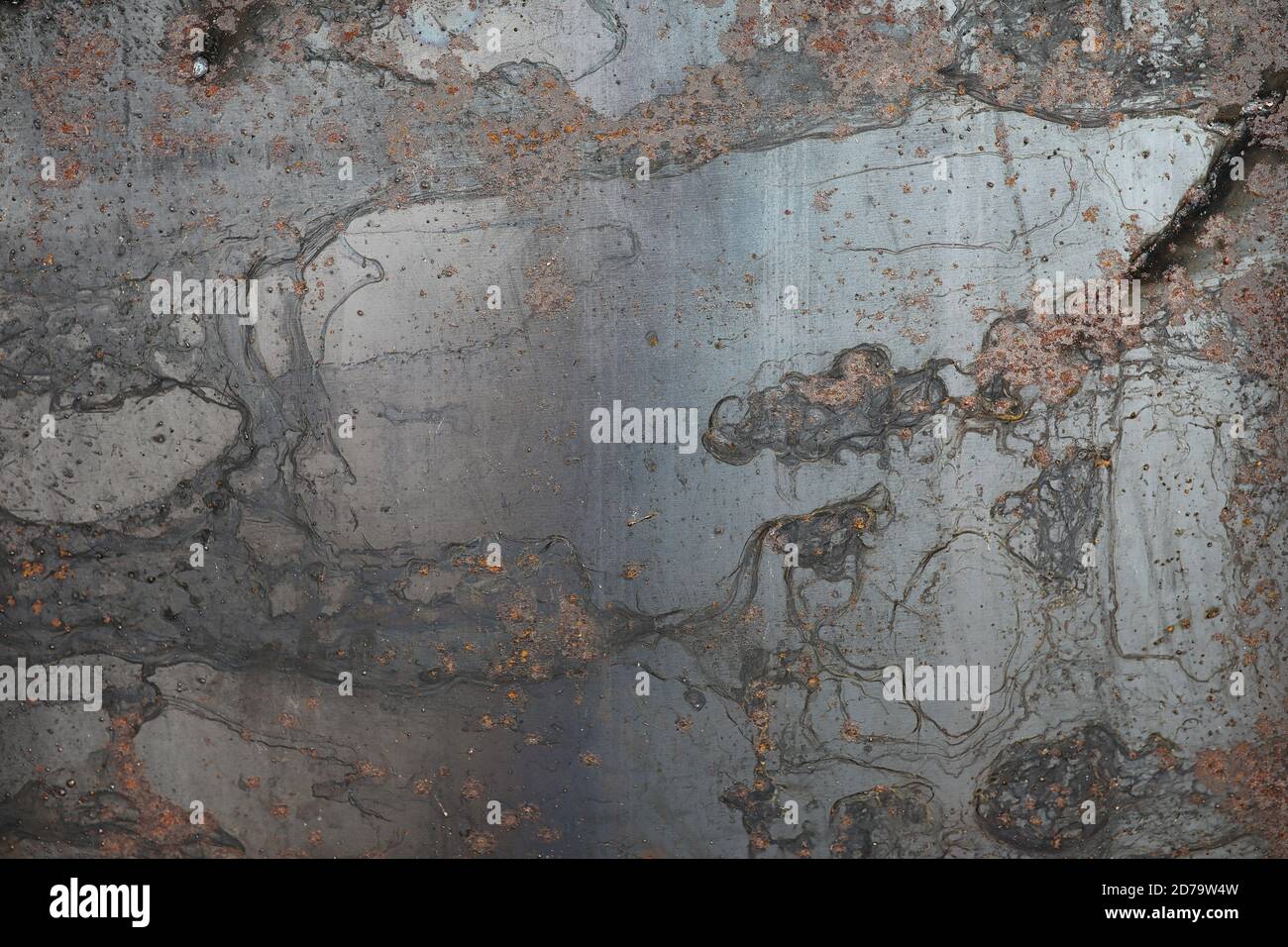 The texture is metallic. Industrial background from an old rusty metal ...