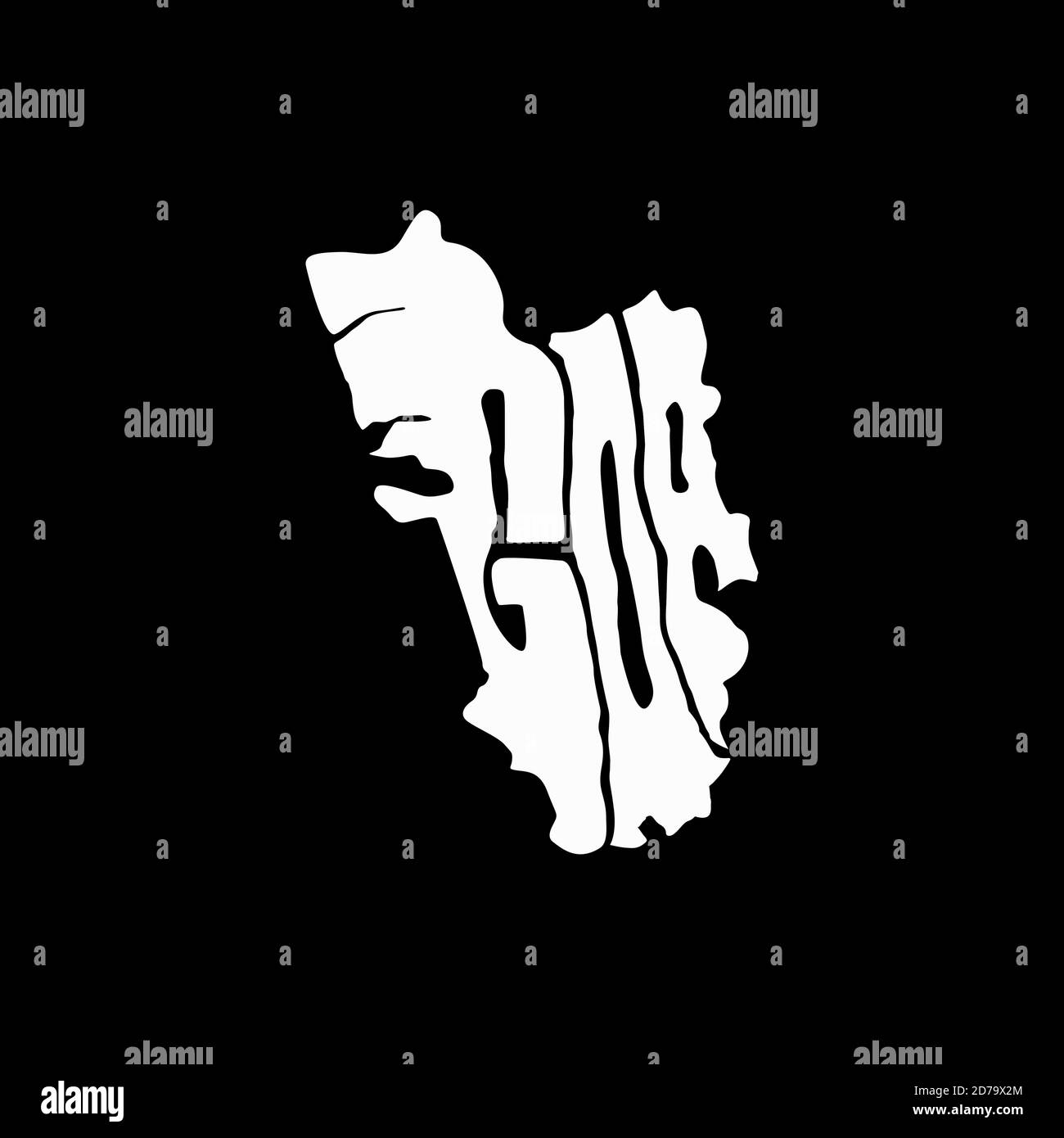 Map of goa hi-res stock photography and images - Alamy