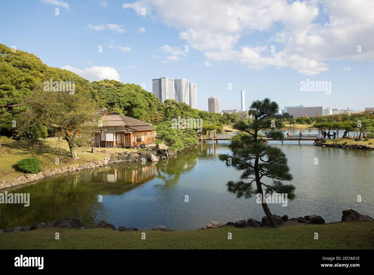 Tokyo, Japan. 21st Oct, 2020. Matsu-no-Ochaya (tea house) at the ...