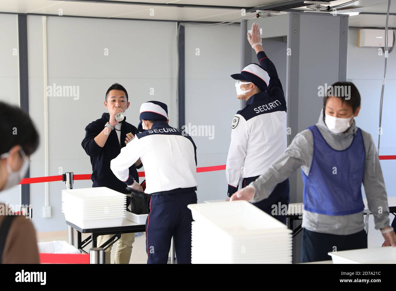 Pedestrian screening area hi-res stock photography and images - Alamy