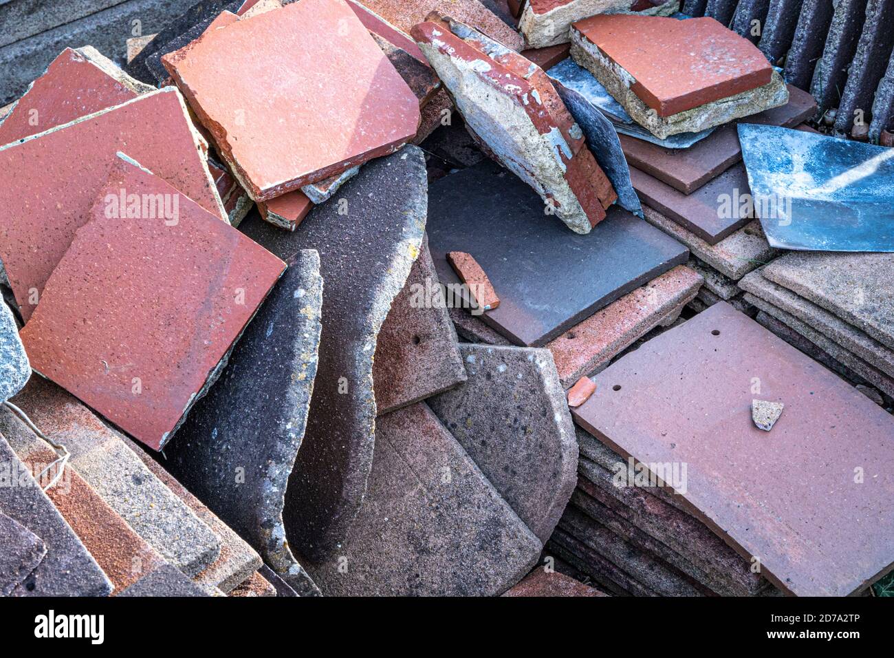 Pile of tiles Stock Photo - Alamy