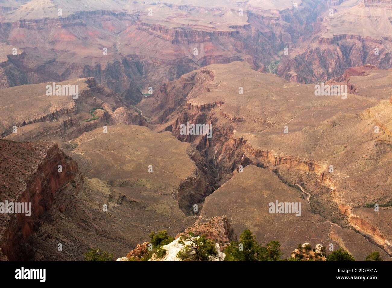 Grand Canyon through Wildfire Smoke Stock Photo - Alamy