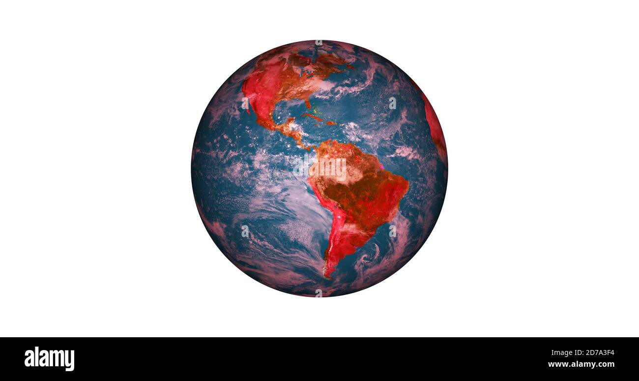 Damage world isolate on white background. Virous attack all over the ...