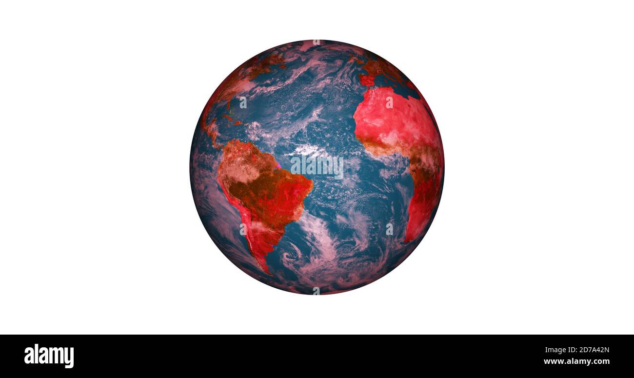 Damage world isolate on white background. Virous attack all over the ...