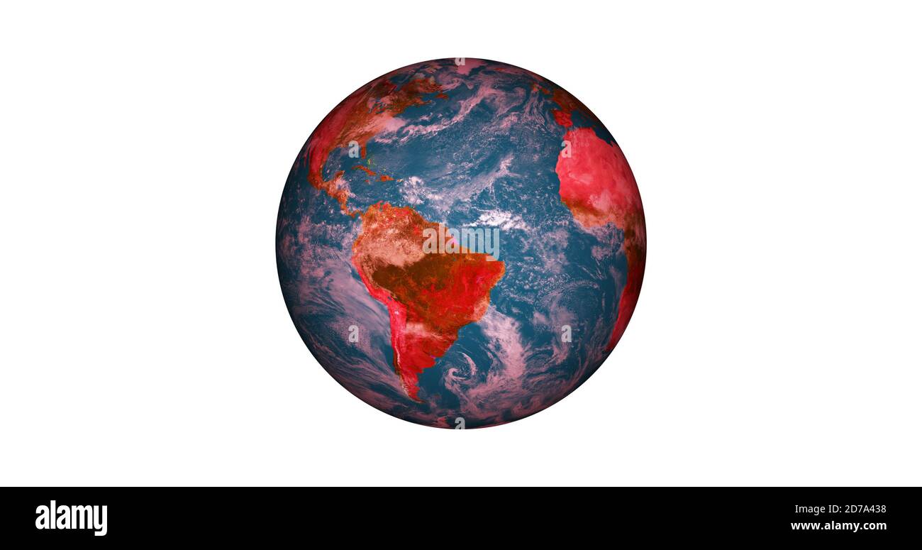 Damage world isolate on white background. Virous attack all over the ...