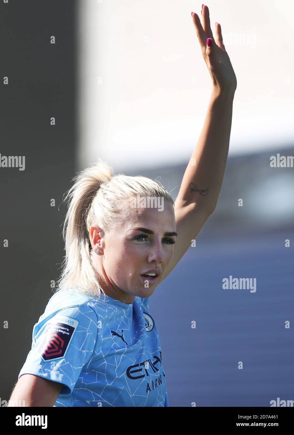 Manchester Citys Alex Greenwood During The Barclays Fa Wsl Match At