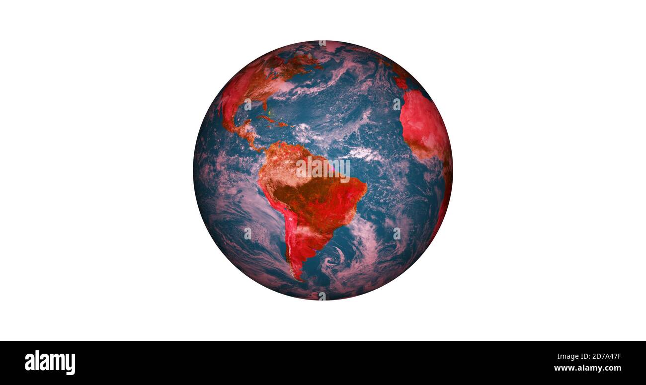 Damage world isolate on white background. Virous attack all over the ...