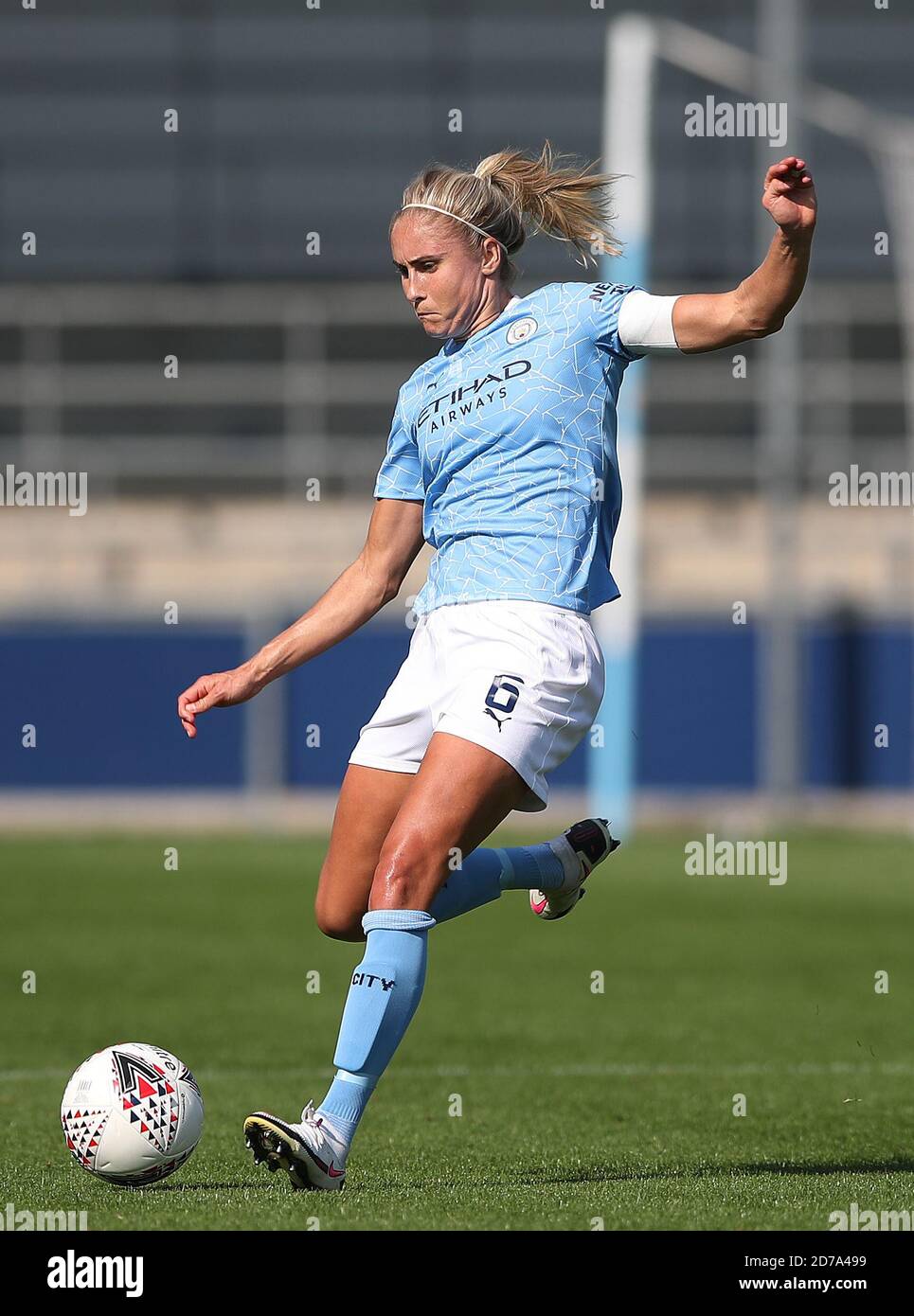Manchester Citys Steph Houghton During The Barclays Fa Wsl Match At
