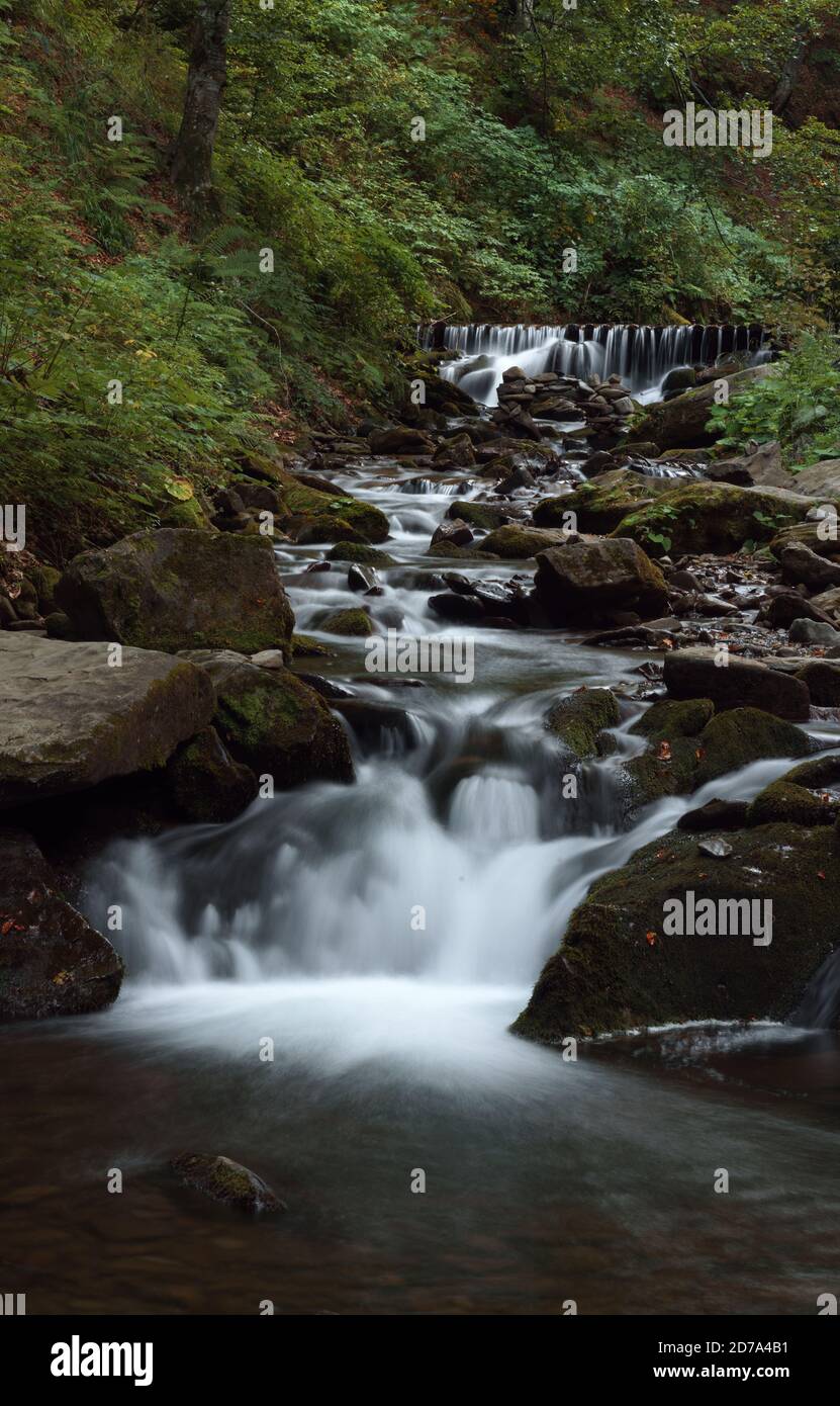 Beautiful vertical shot waterfall hi-res stock photography and images ...