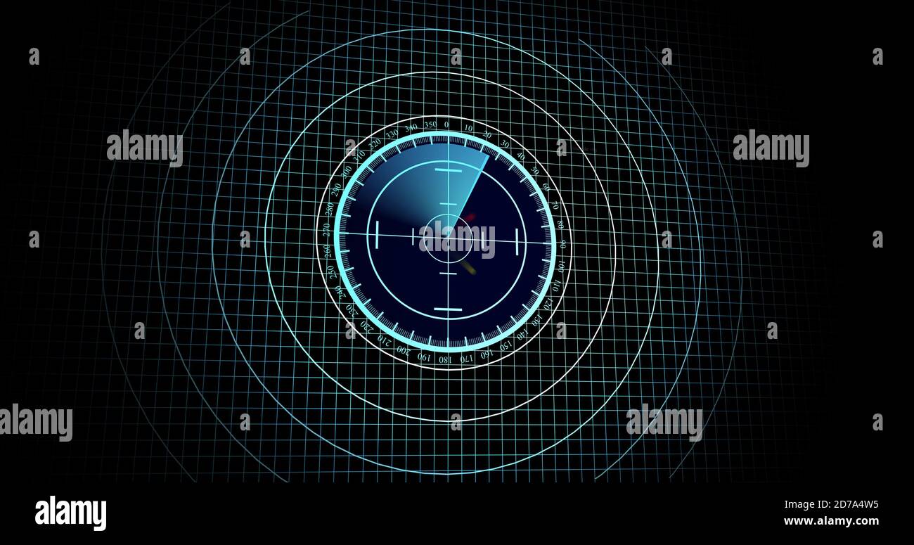 Enemy aircrafts or ships detected by radar scan, object's speed and ...