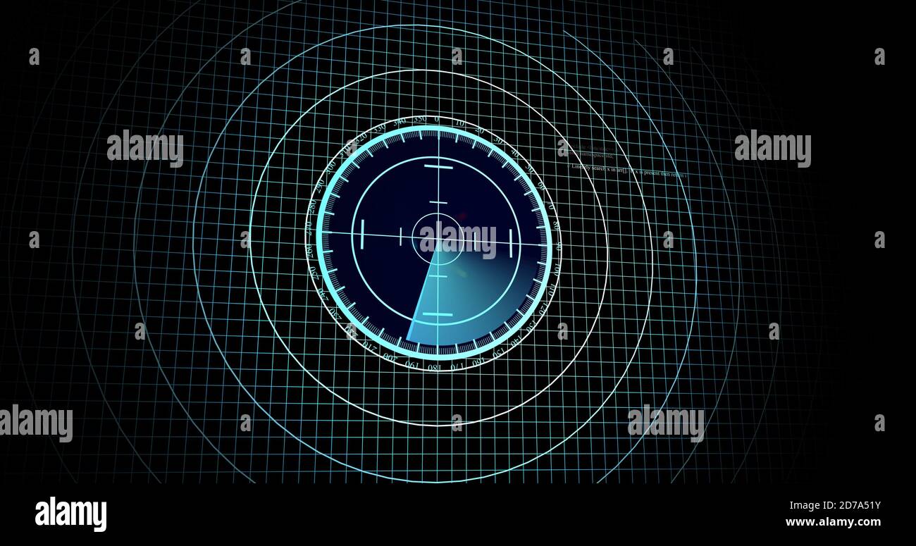 Enemy Aircrafts Or Ships Detected By Radar Scan Objects Speed And