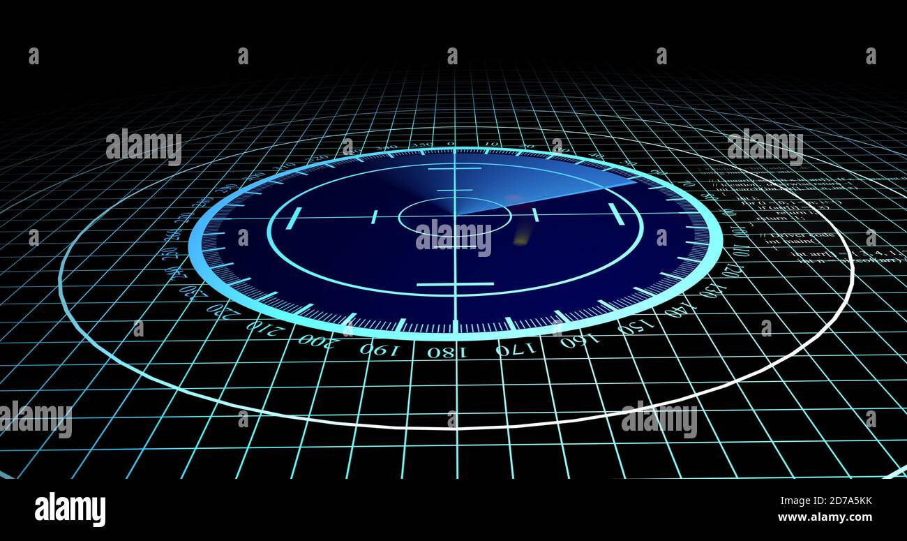 Enemy Aircrafts Or Ships Detected By Radar Scan Objects Speed And