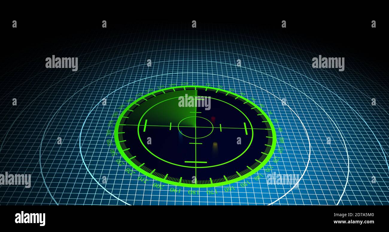 Enemy Aircrafts Or Ships Detected By Radar Scan Objects Speed And