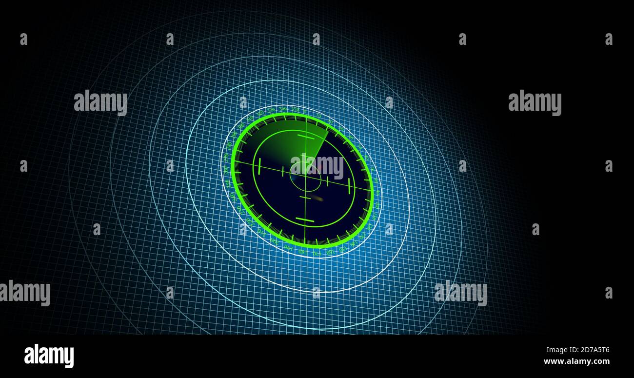 Enemy aircrafts or ships detected by radar scan, object's speed and ...