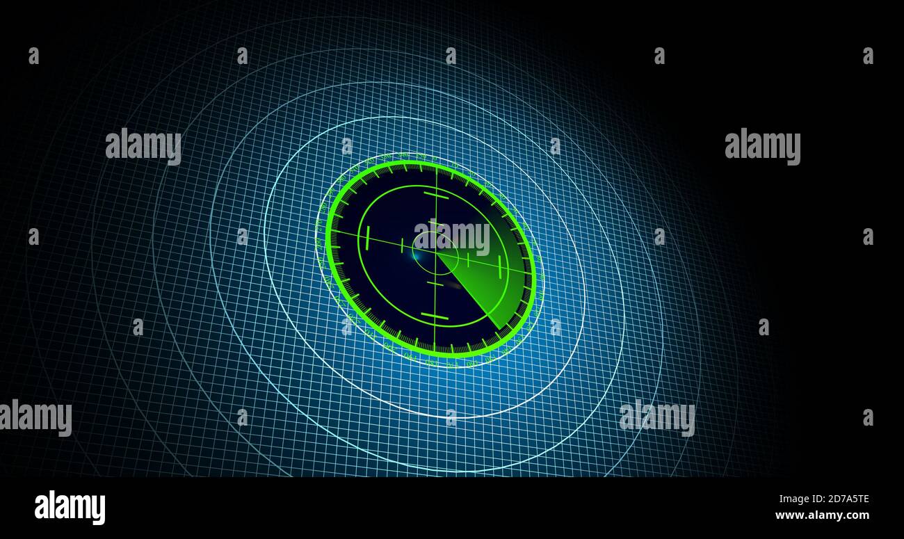 Enemy aircrafts or ships detected by radar scan, object's speed and ...