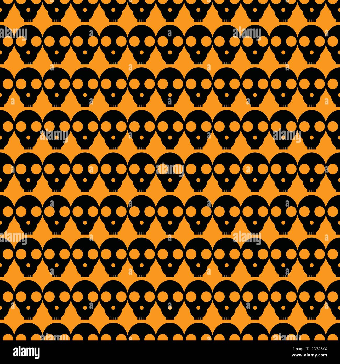 scary Halloween stuff seamless pattern design Stock Vector Image & Art ...