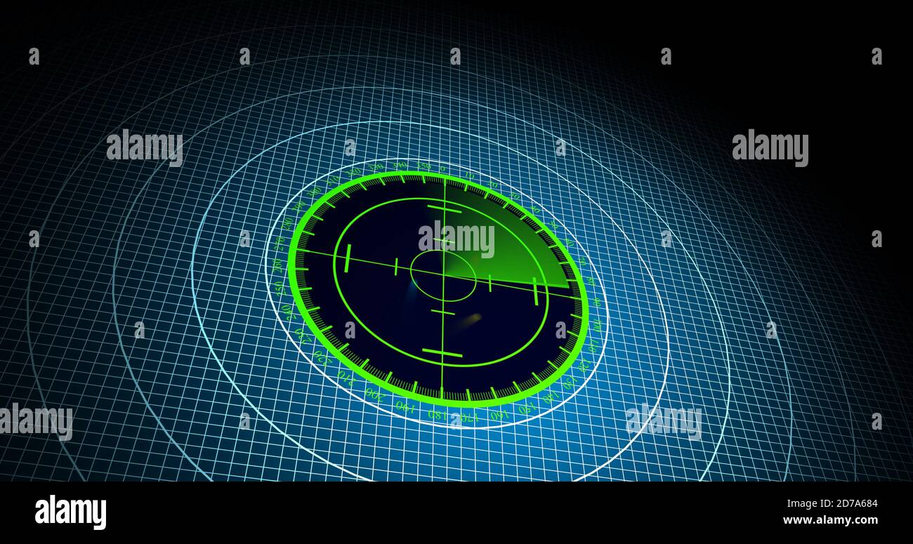 Enemy aircrafts or ships detected by radar scan, object's speed and ...