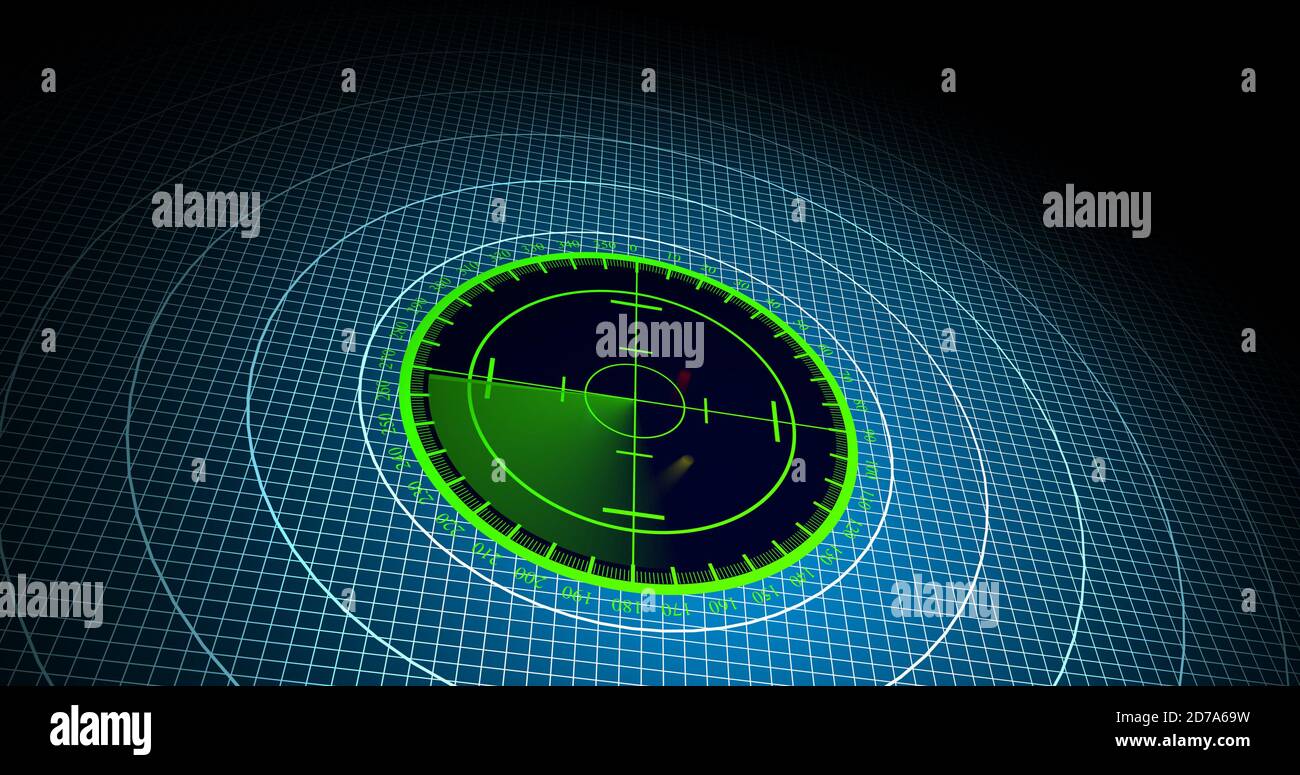 Enemy aircrafts or ships detected by radar scan, object's speed and ...