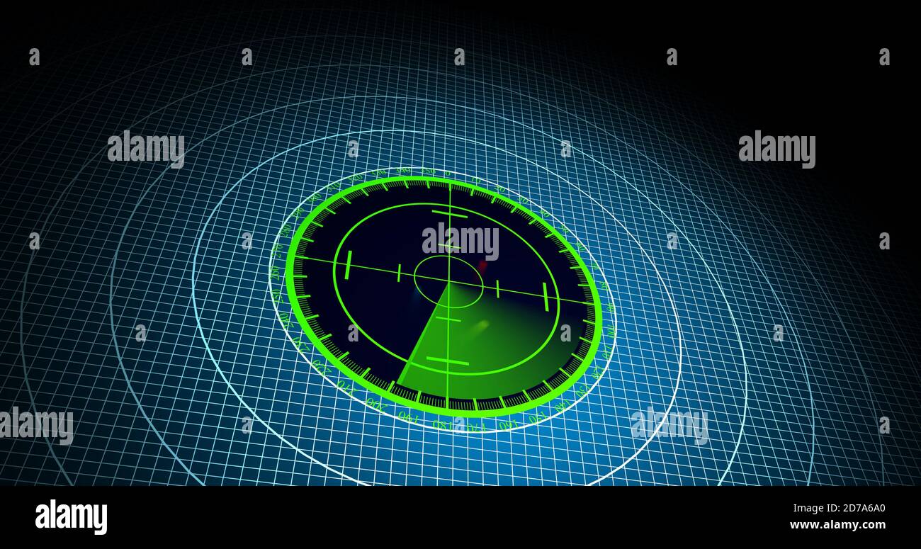 Enemy Aircrafts Or Ships Detected By Radar Scan Objects Speed And