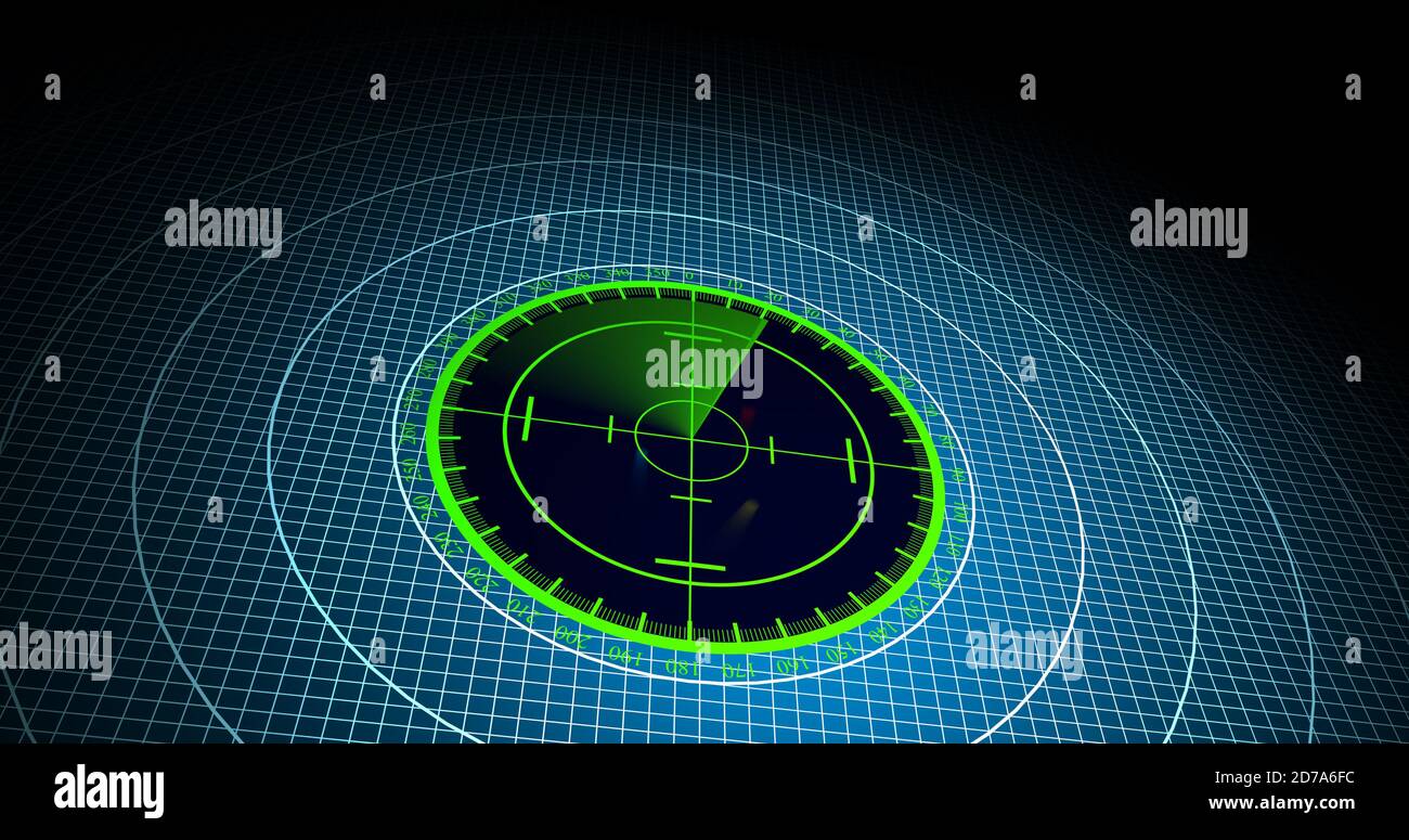 Enemy Aircrafts Or Ships Detected By Radar Scan Objects Speed And