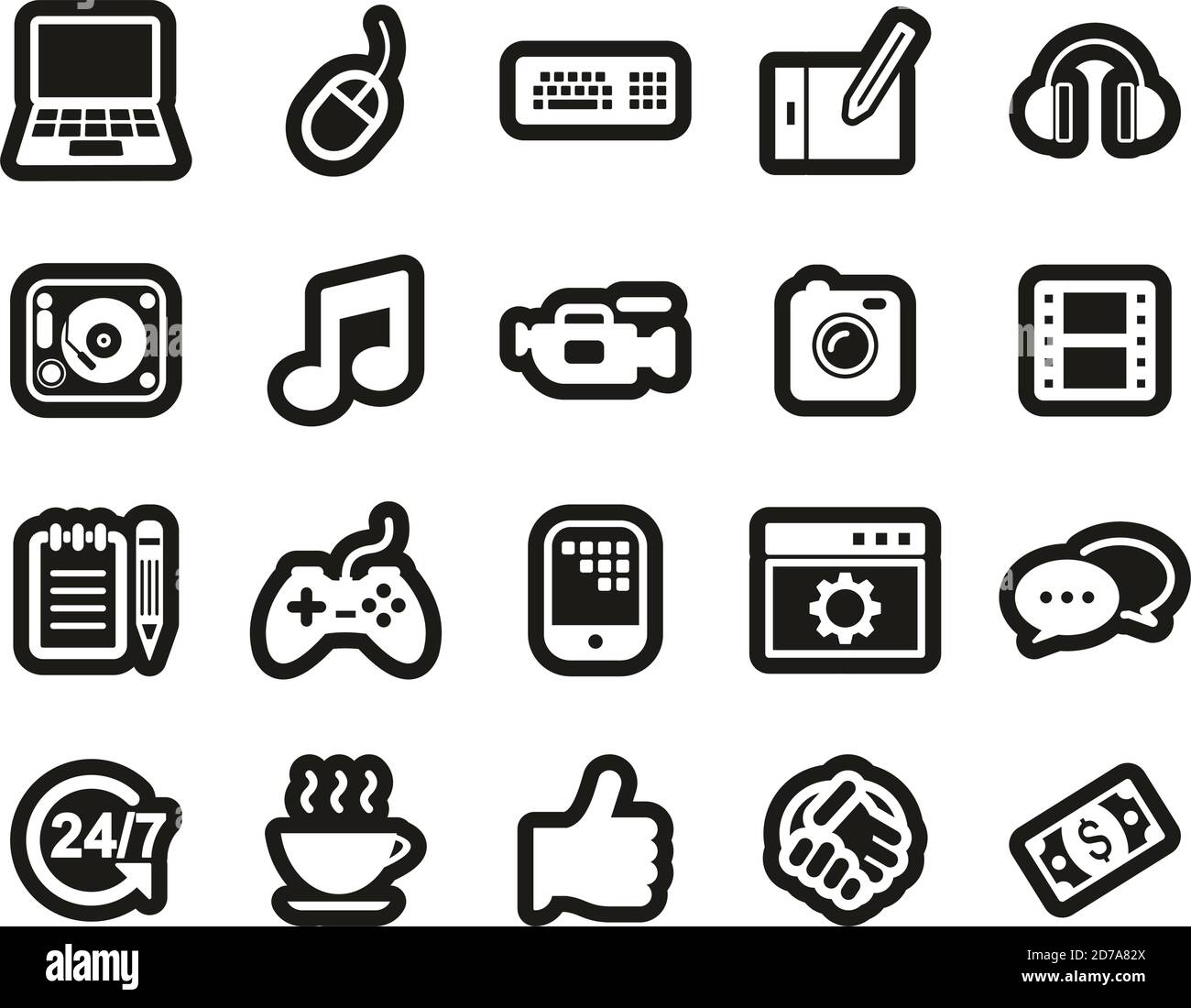 On set laptop movie Stock Vector Images - Alamy