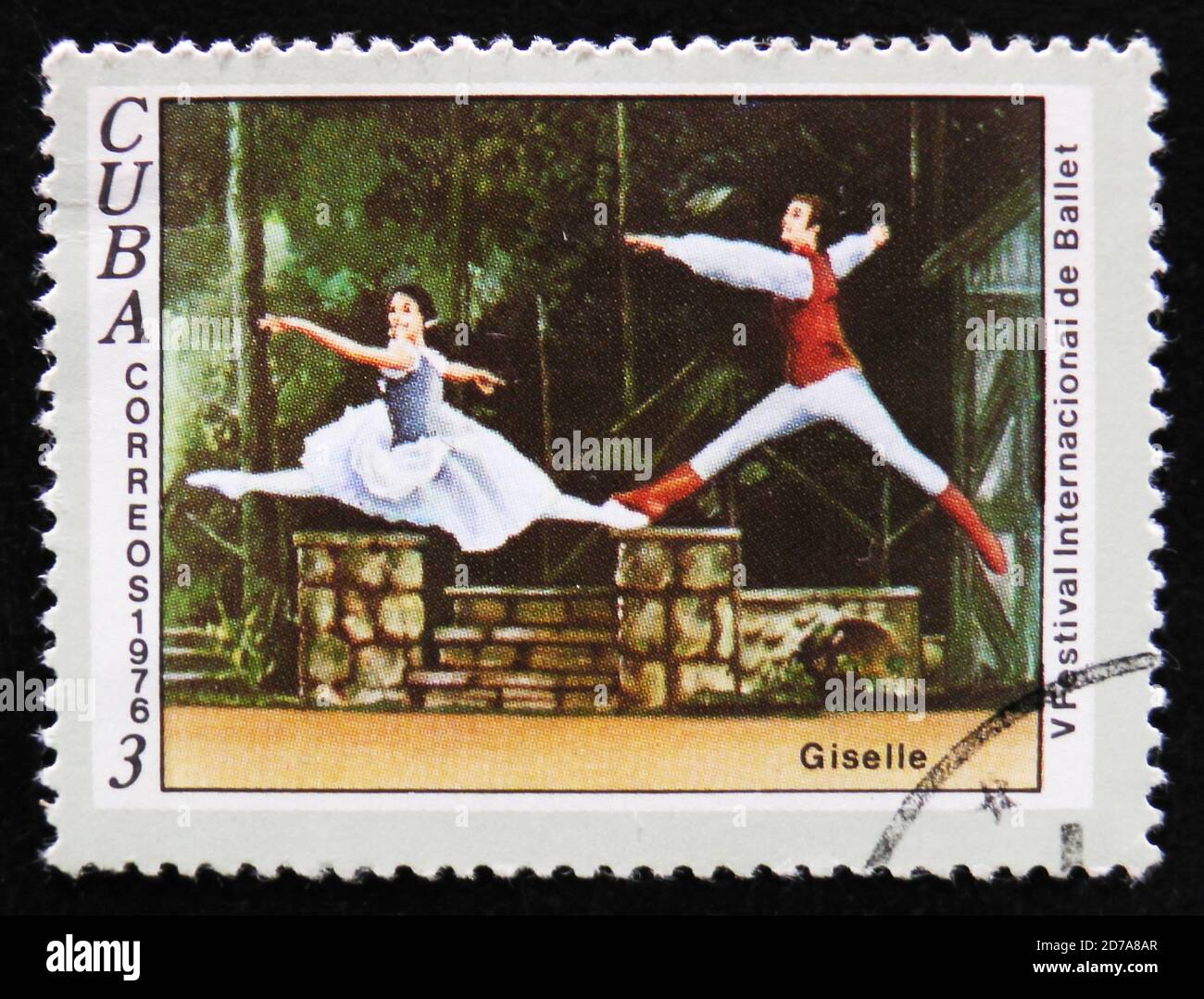 MOSCOW, RUSSIA - APRIL 2, 2017: A post stamp printed in Cuba, dedicated ...