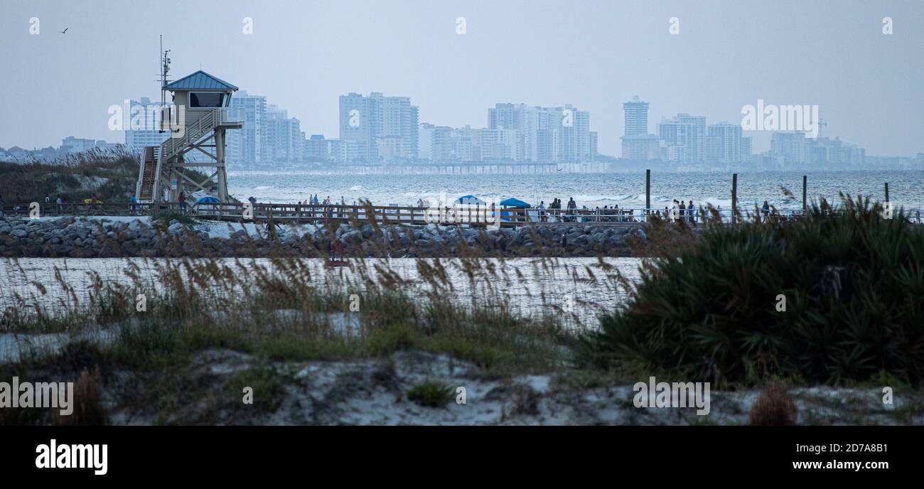 Ponce Inlet Lifeguard Tower Stock Photo - Alamy