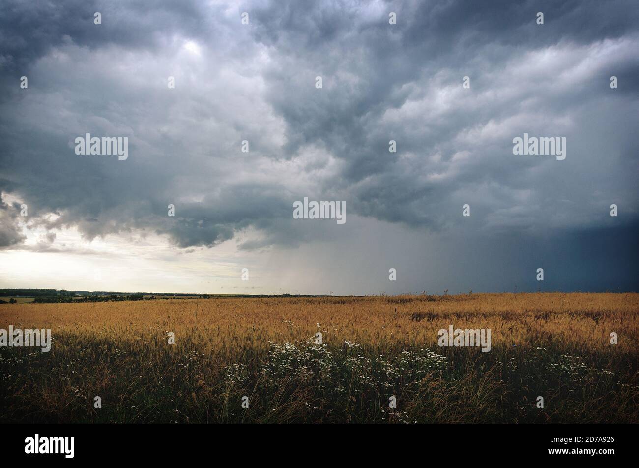 Dark grey ominous clouds in sky hi-res stock photography and images - Alamy
