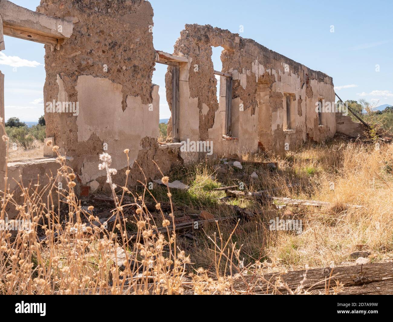 Shot of remnants of destroyed buildings Stock Photo - Alamy
