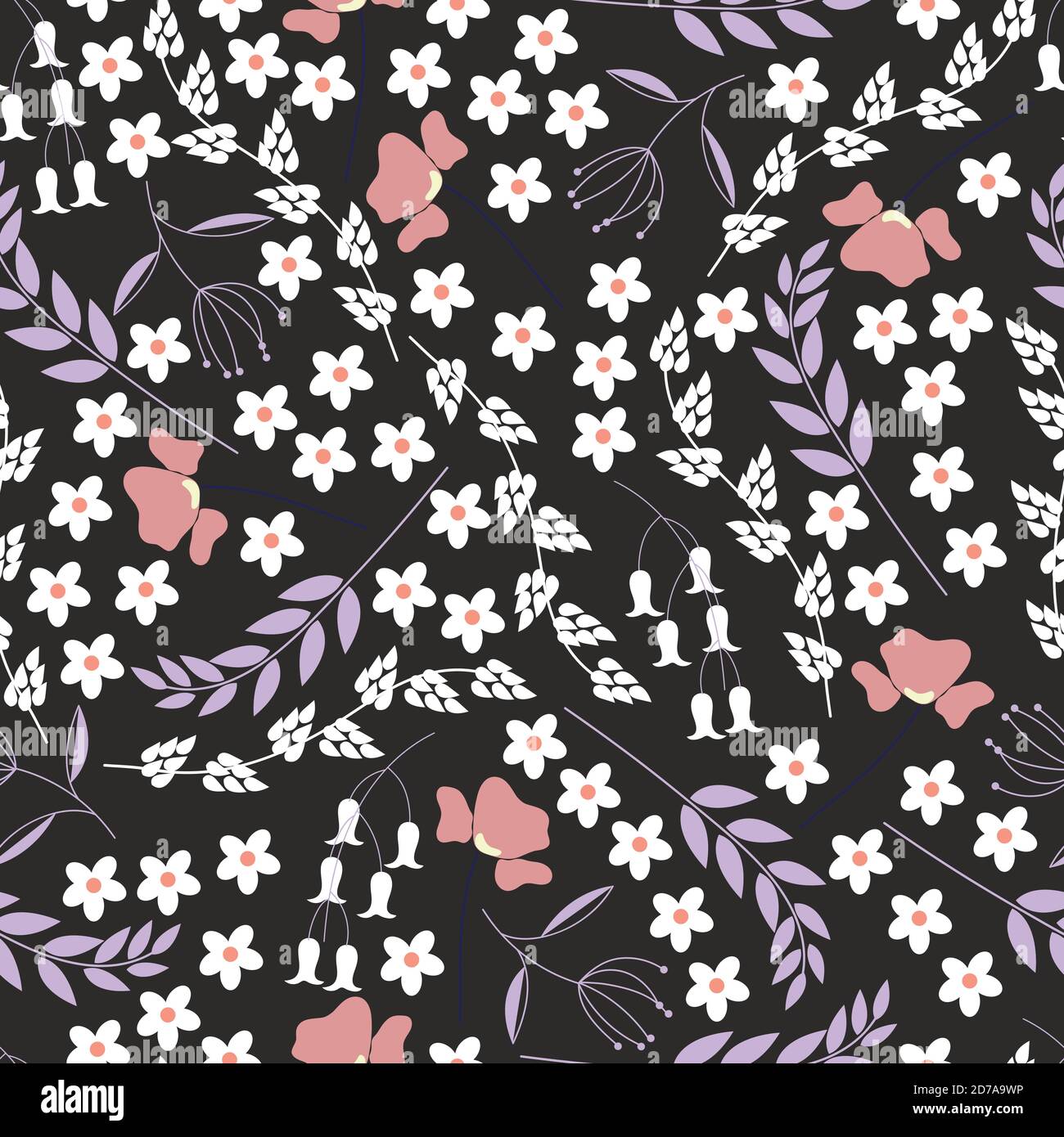 Calico pattern Stock Vector Images - Alamy