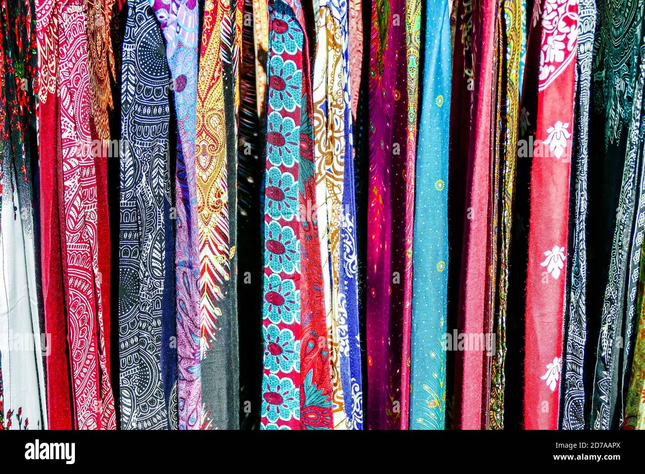stack of colorful clothes, digital photo picture as a background Stock ...