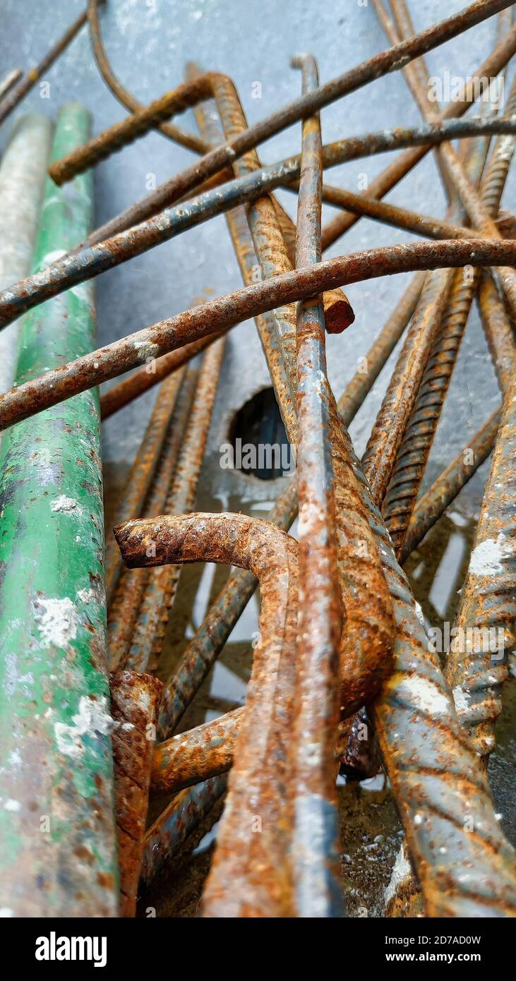 Closeup shot metal rods hi-res stock photography and images - Alamy