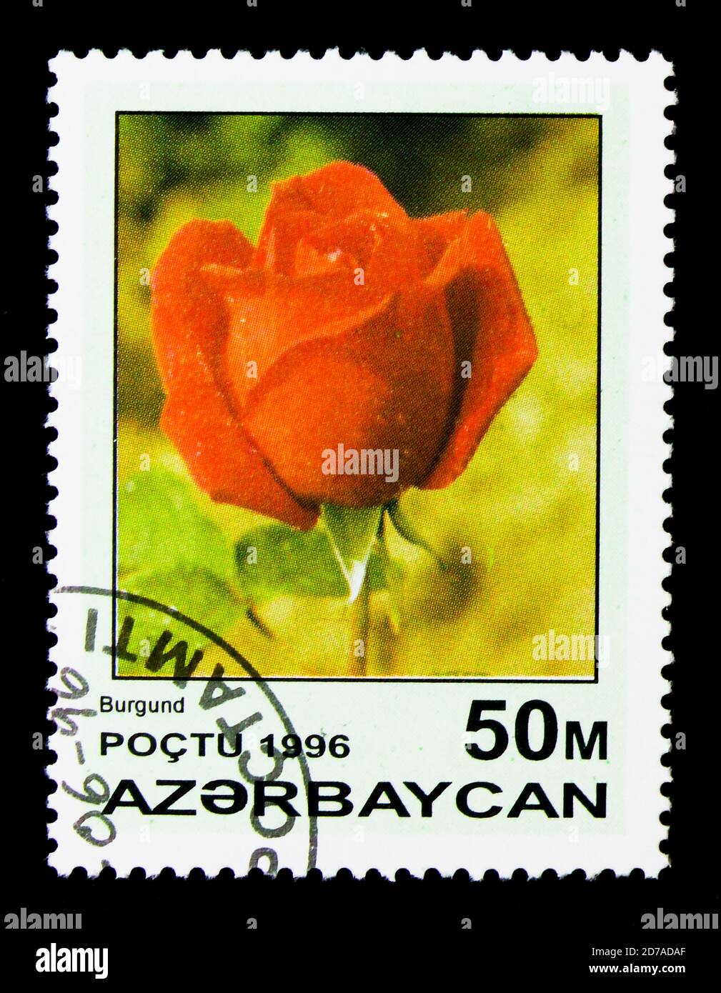 MOSCOW, RUSSIA - NOVEMBER 26, 2017: A stamp printed in Azerbaijan shows ...