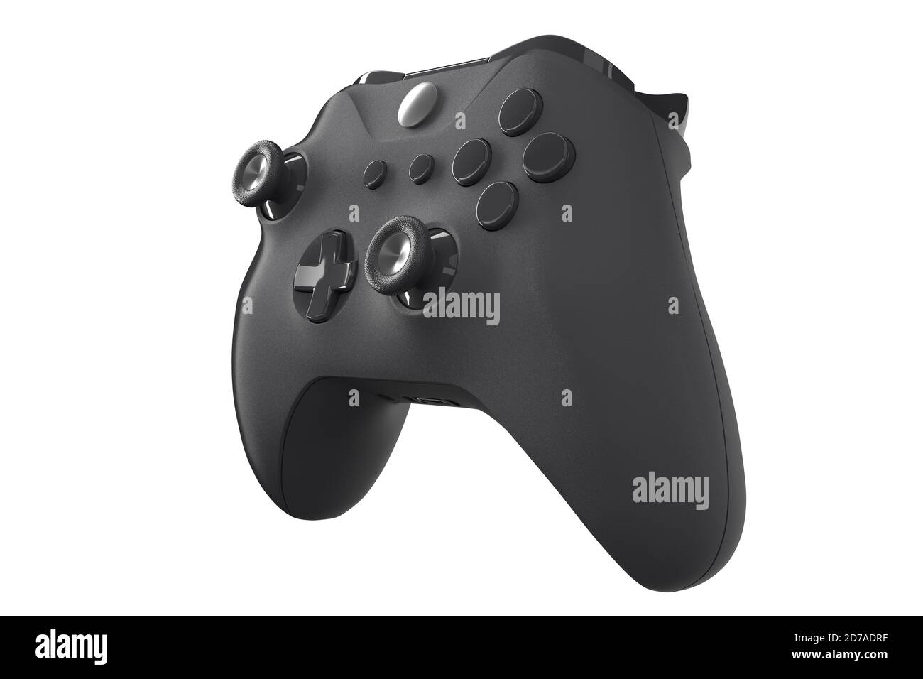 Realistic video game controller isolated on white with clipping path ...