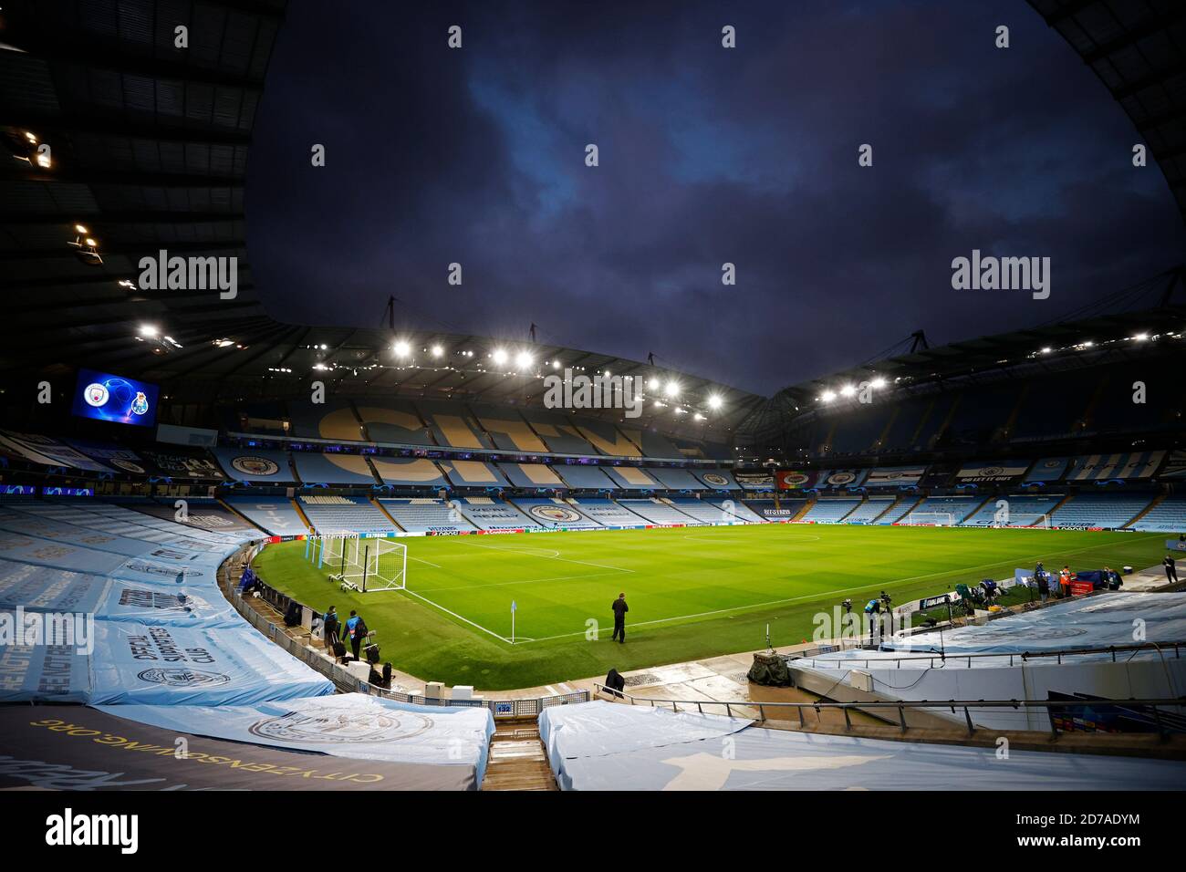 A general view of the stadium before the UEFA Champions League Group C ...