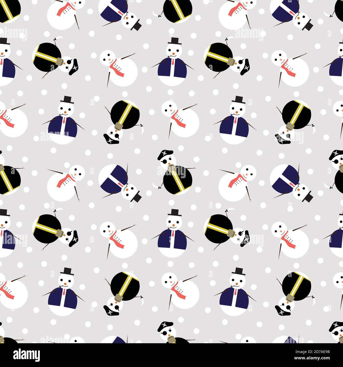 Seamless pattern deer snow Stock Vector Images - Alamy