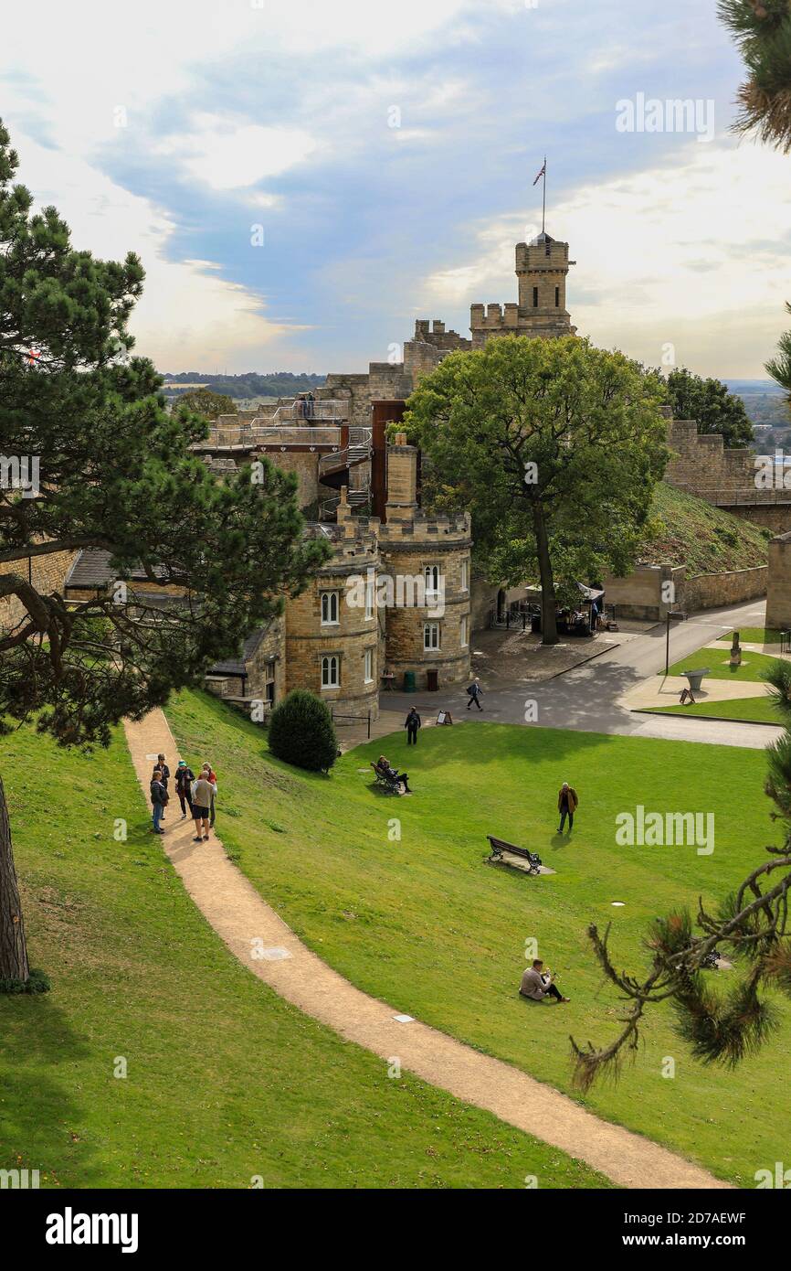 Eastgate, the main entrance to Lincoln Castle and the Castle Walls ...