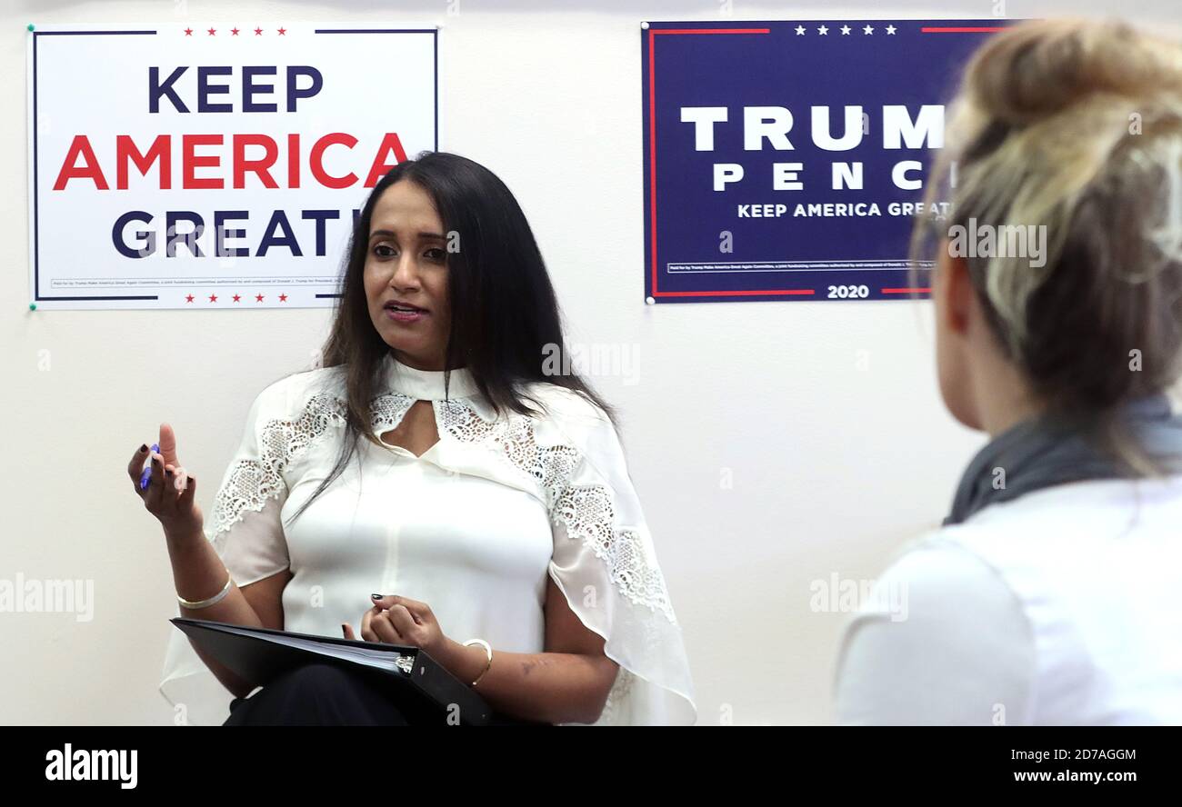 Raleigh, North Carolina, USA. 21st Oct, 2020. Dr. MERLYNN CARSON ...