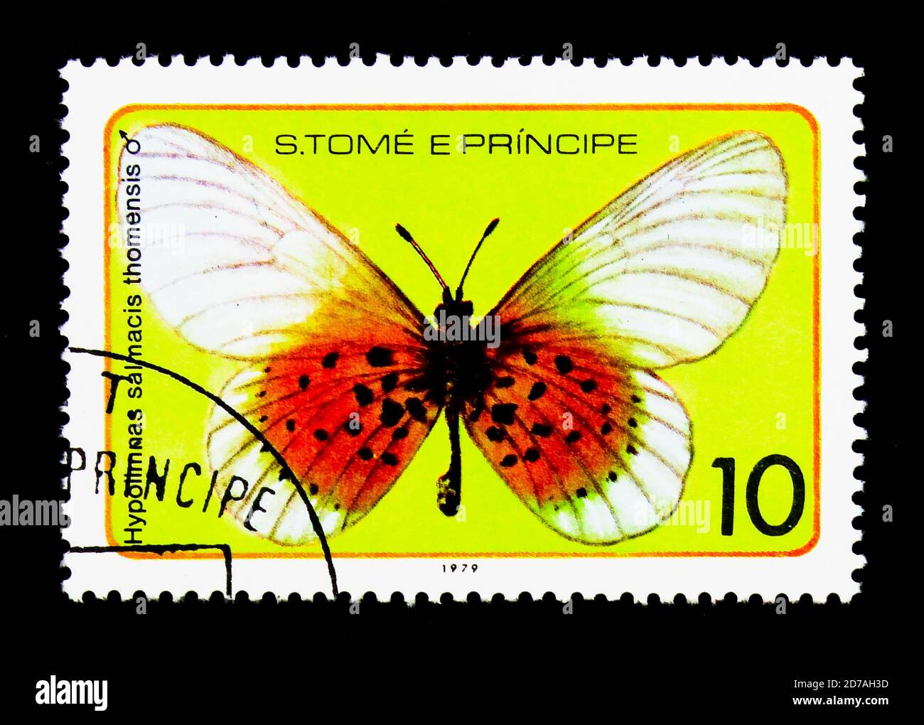 MOSCOW, RUSSIA - NOVEMBER 26, 2017: A stamp printed in Sao Tome and ...