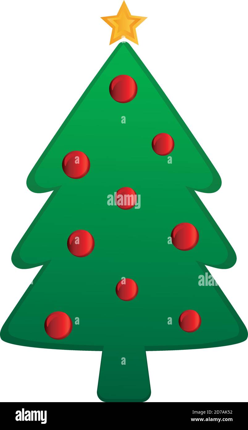 merry christmas pine tree vector design Stock Vector Image & Art - Alamy