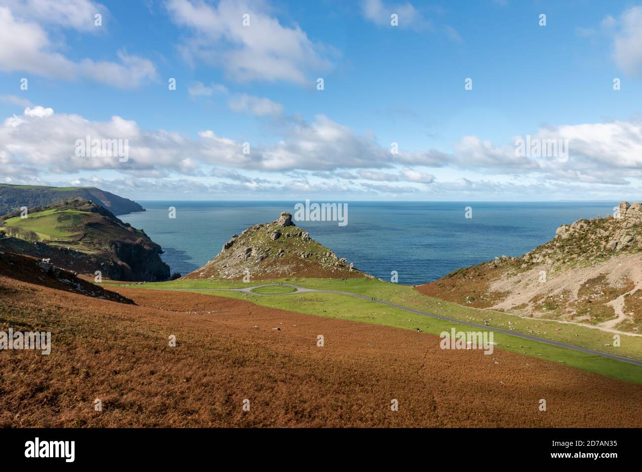 Landscape photo of the Valley Of The Rocks in Exmoor National Park ...