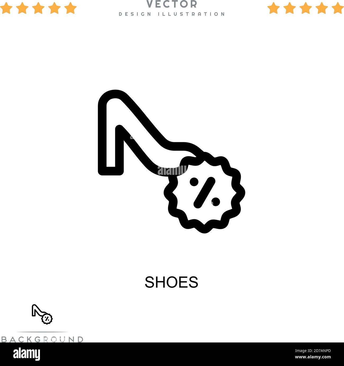Shoes icon. Simple element from digital disruption collection. Line ...