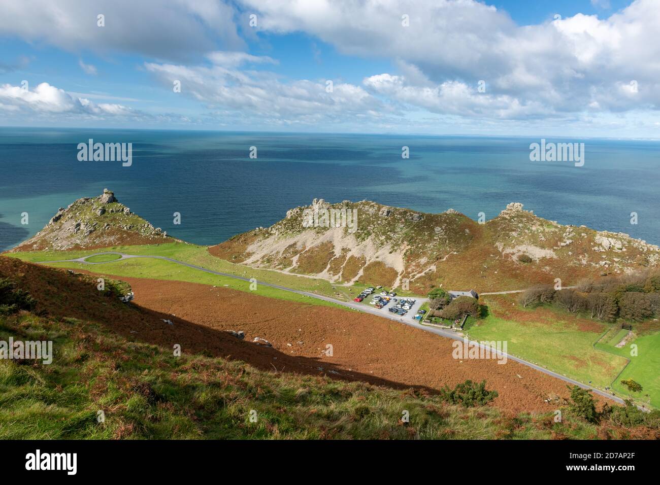 Landscape photo of the Valley Of The Rocks in Exmoor National Park ...