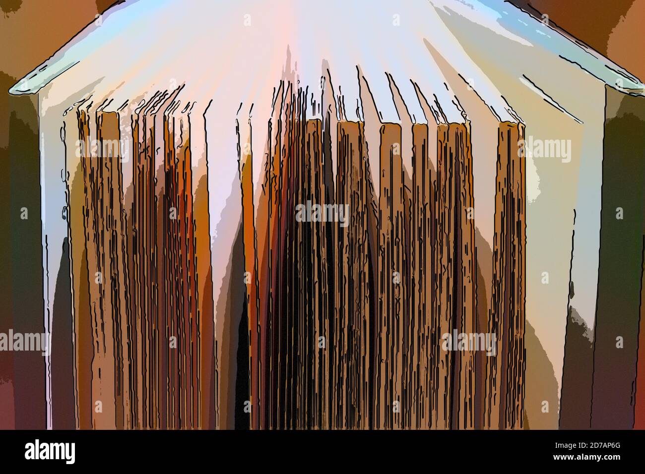 graphic illustration of an open book Stock Photo - Alamy