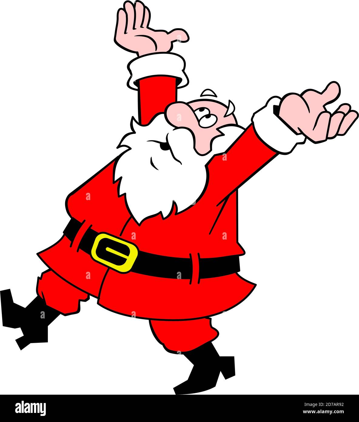 Santa Pacing Frustrated Stock Photo - Alamy