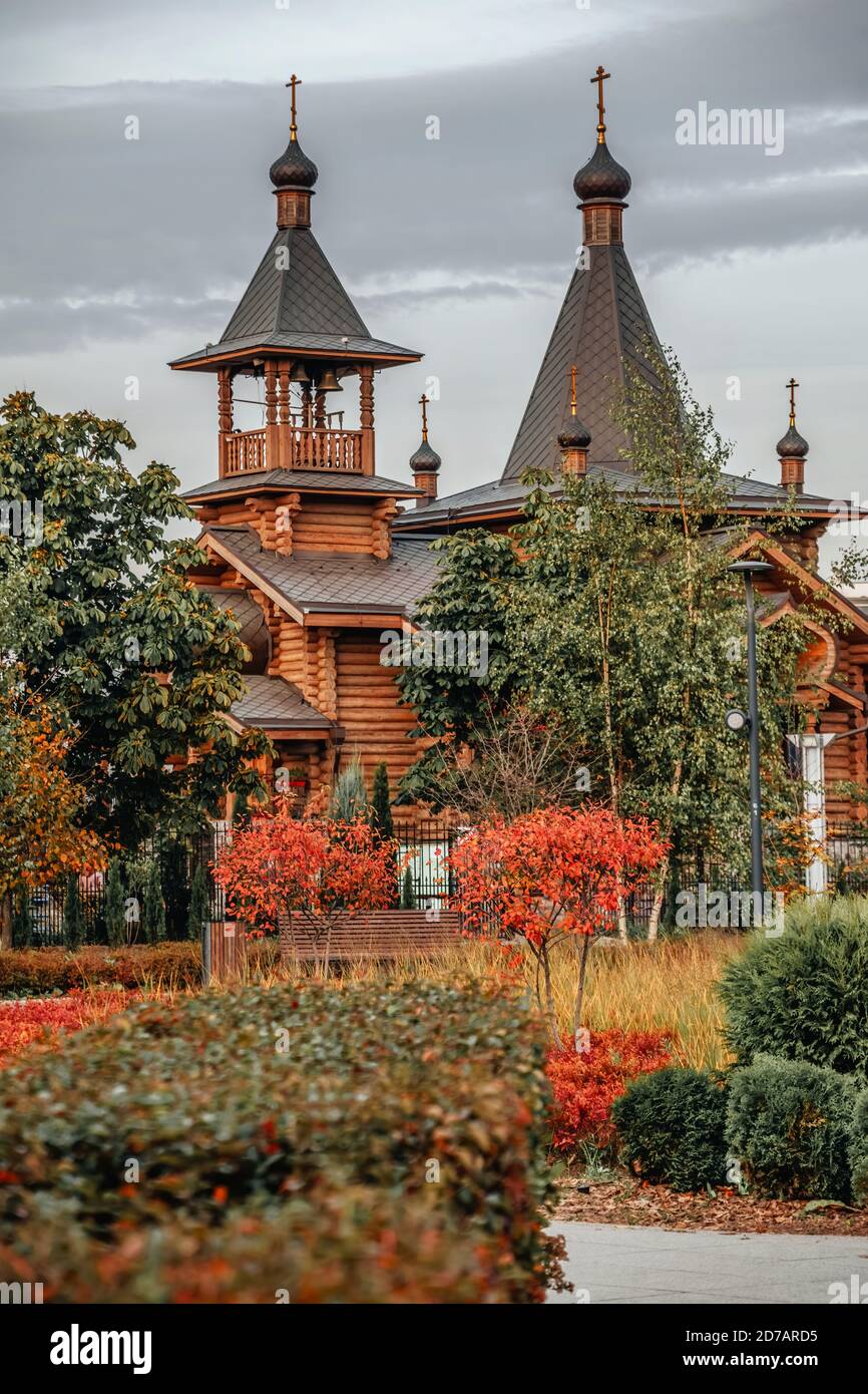 Autumn religious park hi-res stock photography and images - Alamy