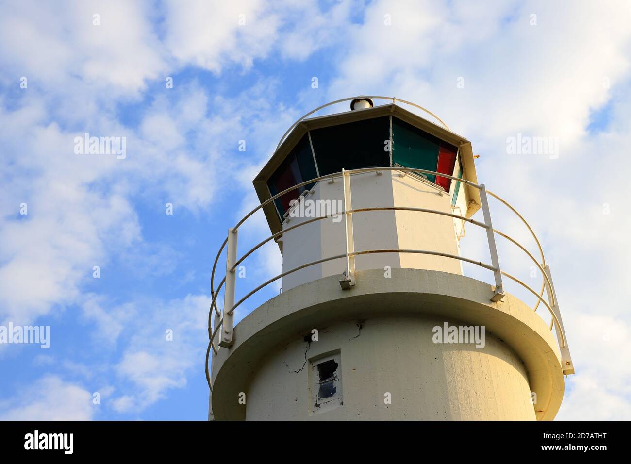 Low angle close-up of a lighthouse Stock Photo - Alamy