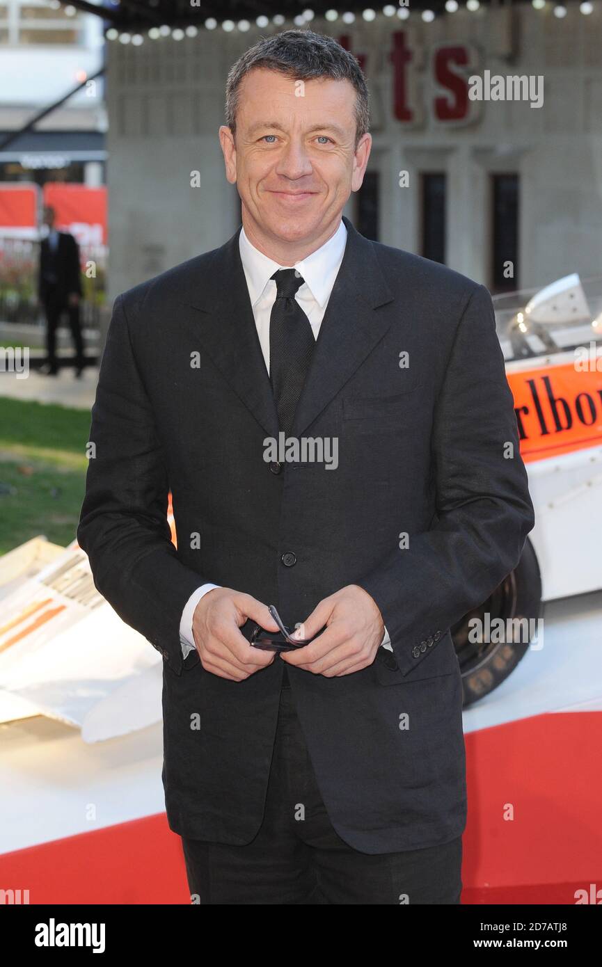 Peter Morgan attends the World Premiere of Rush, Odeon Leicester Square ...