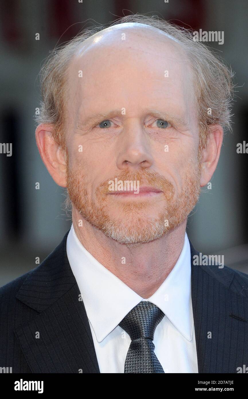 Ron Howard attends the World Premiere of Rush, Odeon Leicester Square ...